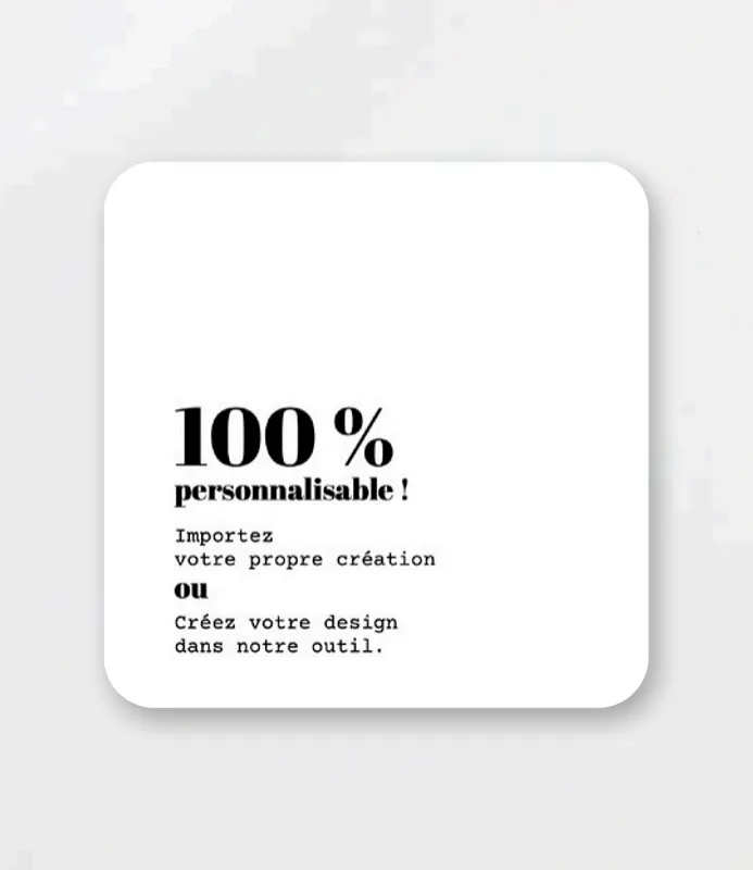 Carré coins arrondis - Faire-part carré 14 x 14 cm | Pippacorner